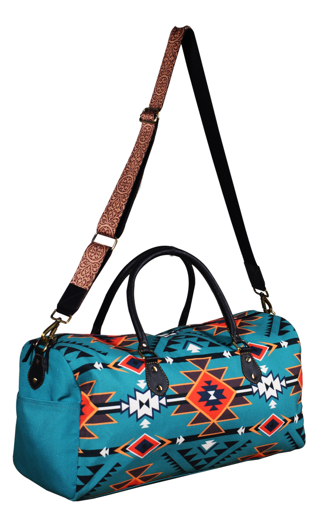 Canvas Duffel Bag, Design 2 — El Paso Saddleblanket