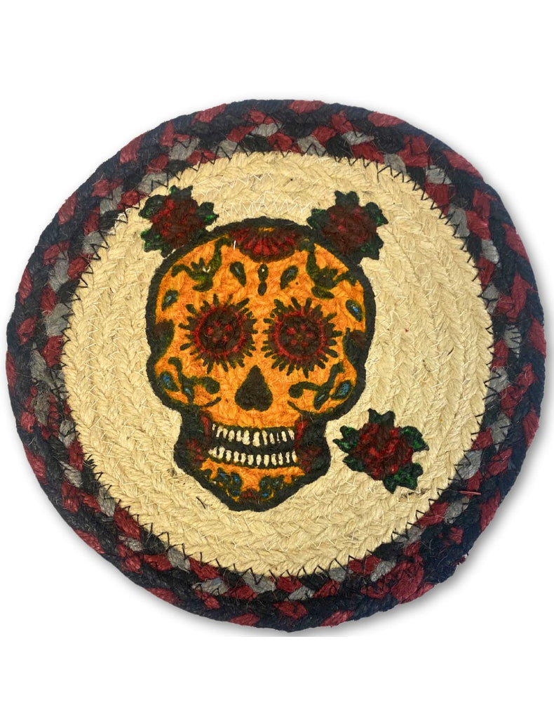 Braided Jute Round Trivets, Design #47. — El Paso Saddleblanket