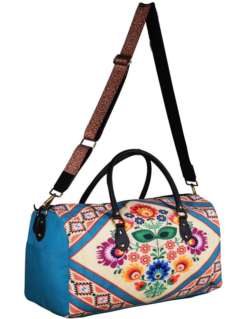 Canvas Duffel Bag, Design 10 — El Paso Saddleblanket