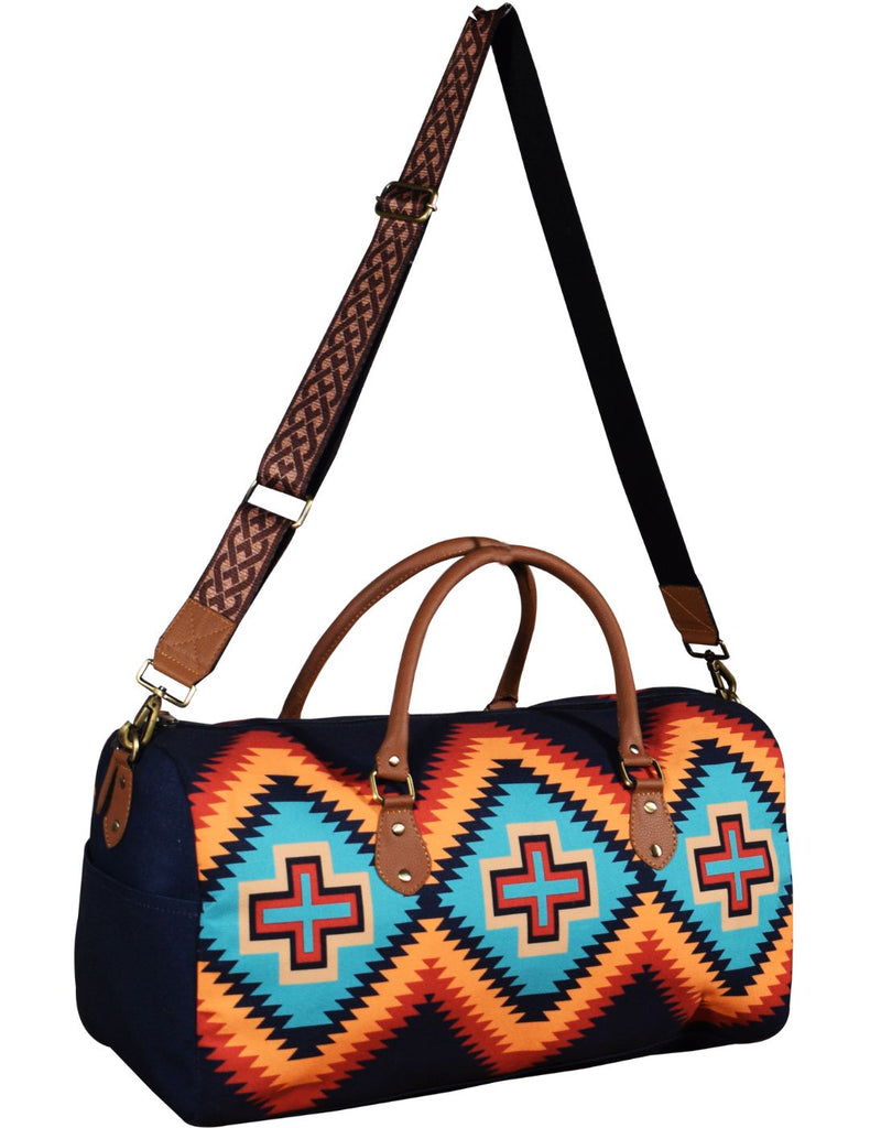 Canvas Duffel Bag, Design 3 — El Paso Saddleblanket