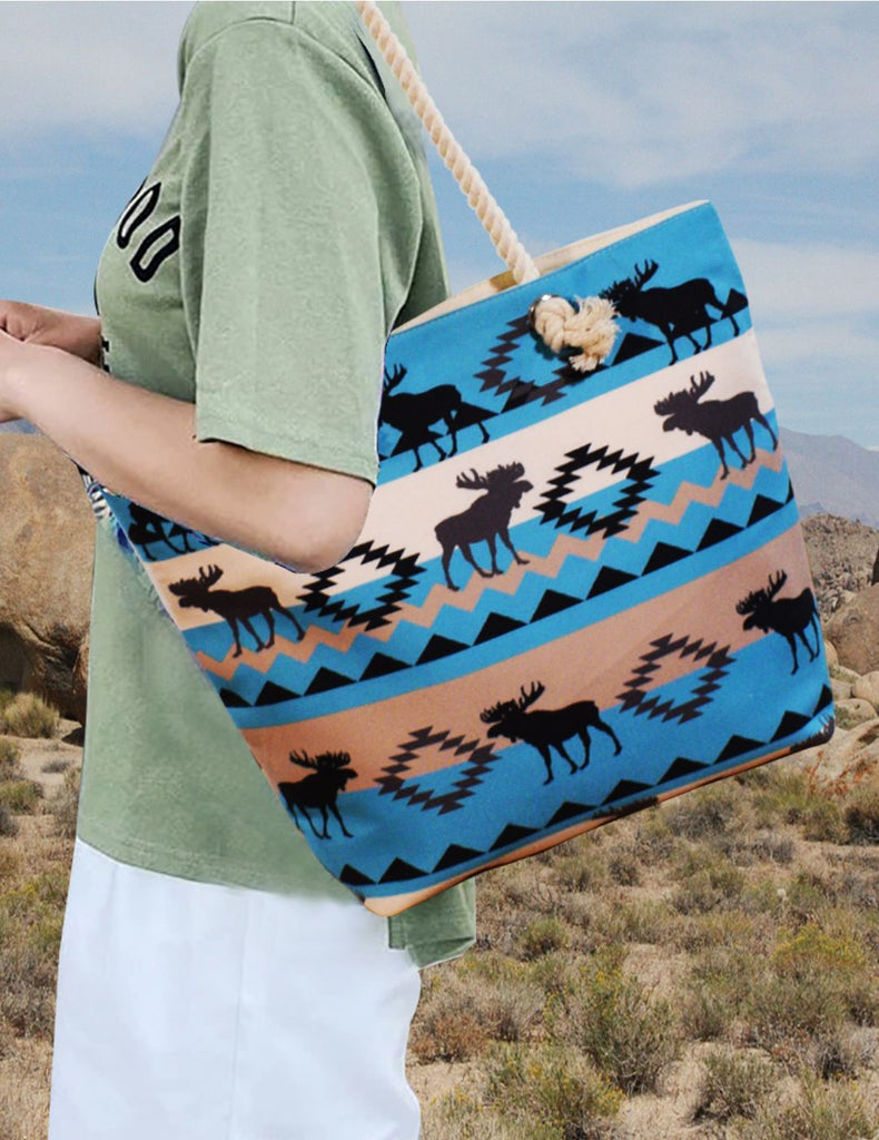 Carryall Tote Bag, Design 1 — El Paso Saddleblanket