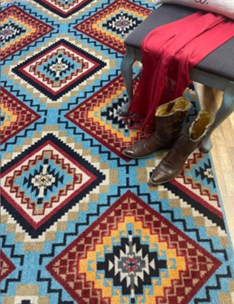 Made In USA Frontier-Bangle 5'X8' Southwest Tufted Area Rug — El Paso ...