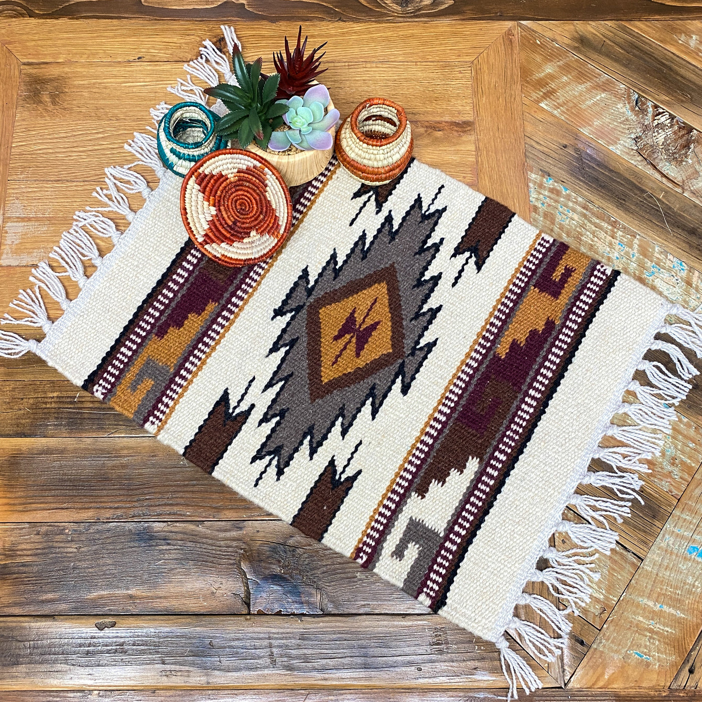 Wool Maya Modern Table Mats — El Paso Saddleblanket