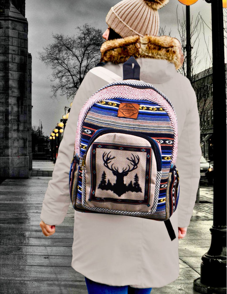 Large Cotton Himalayan Backpack — El Paso Saddleblanket