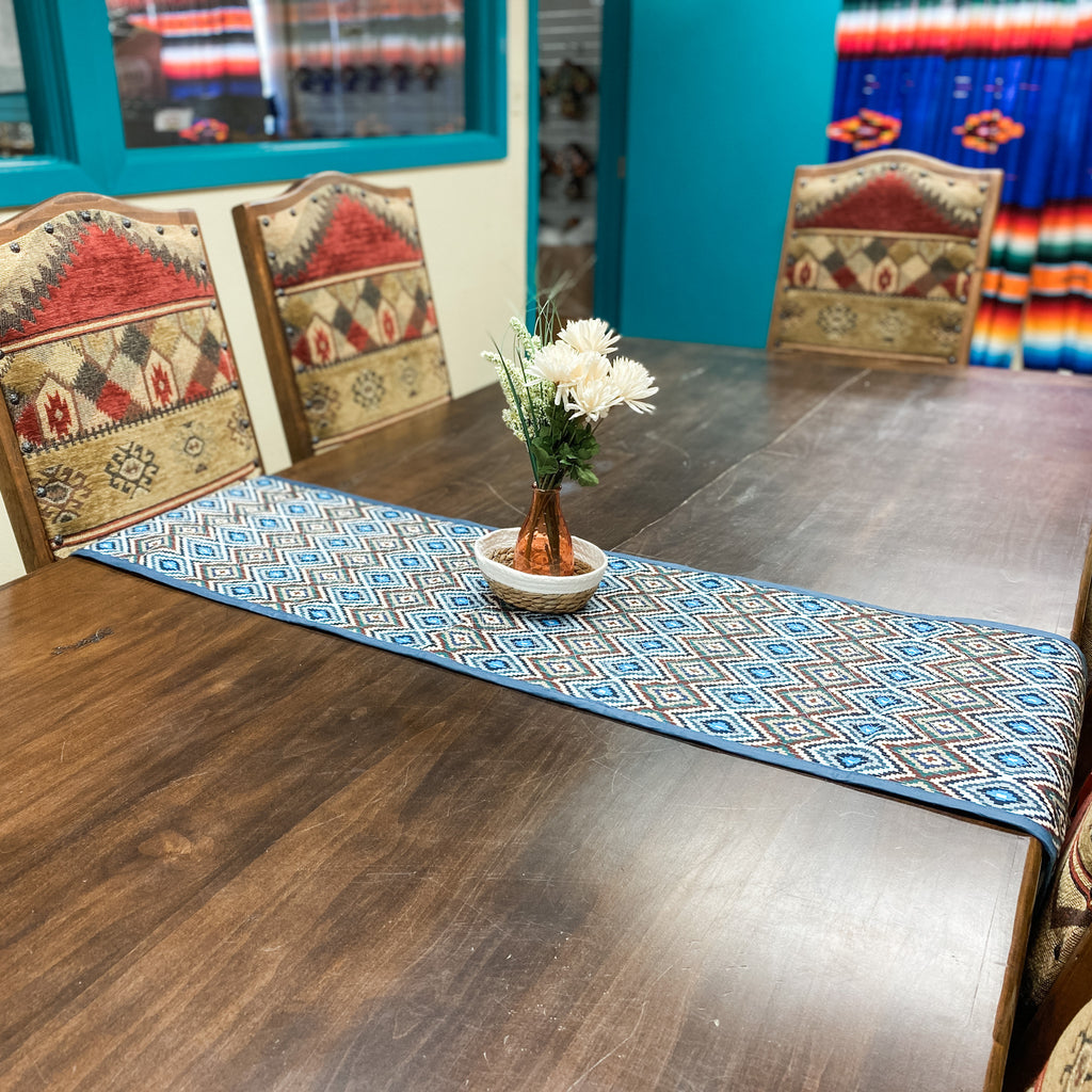 Reversible Quilted Table Runner, Design #8 — El Paso Saddleblanket