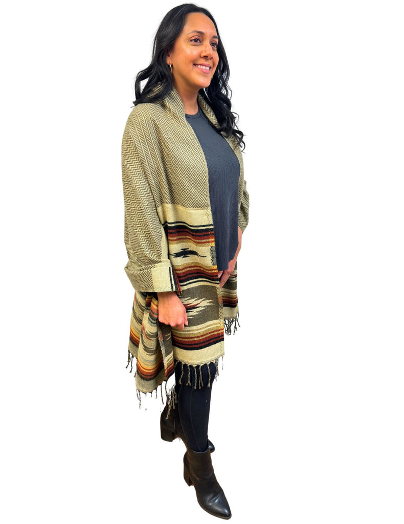 Southwest Style Shawl U3 — El Paso Saddleblanket