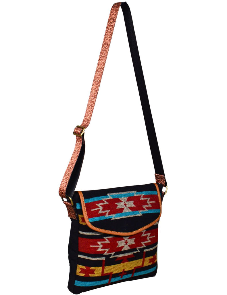 Southwest Shoulder Bag, Design #2A — El Paso Saddleblanket