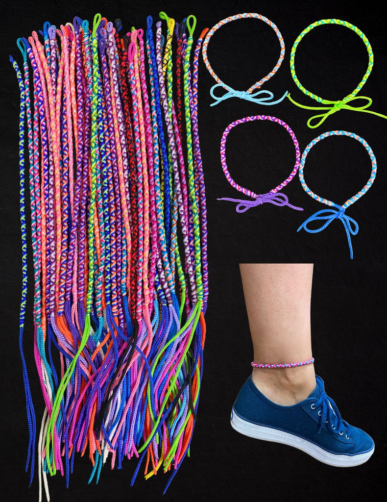 Braided Friendship Anklets — El Paso Saddleblanket