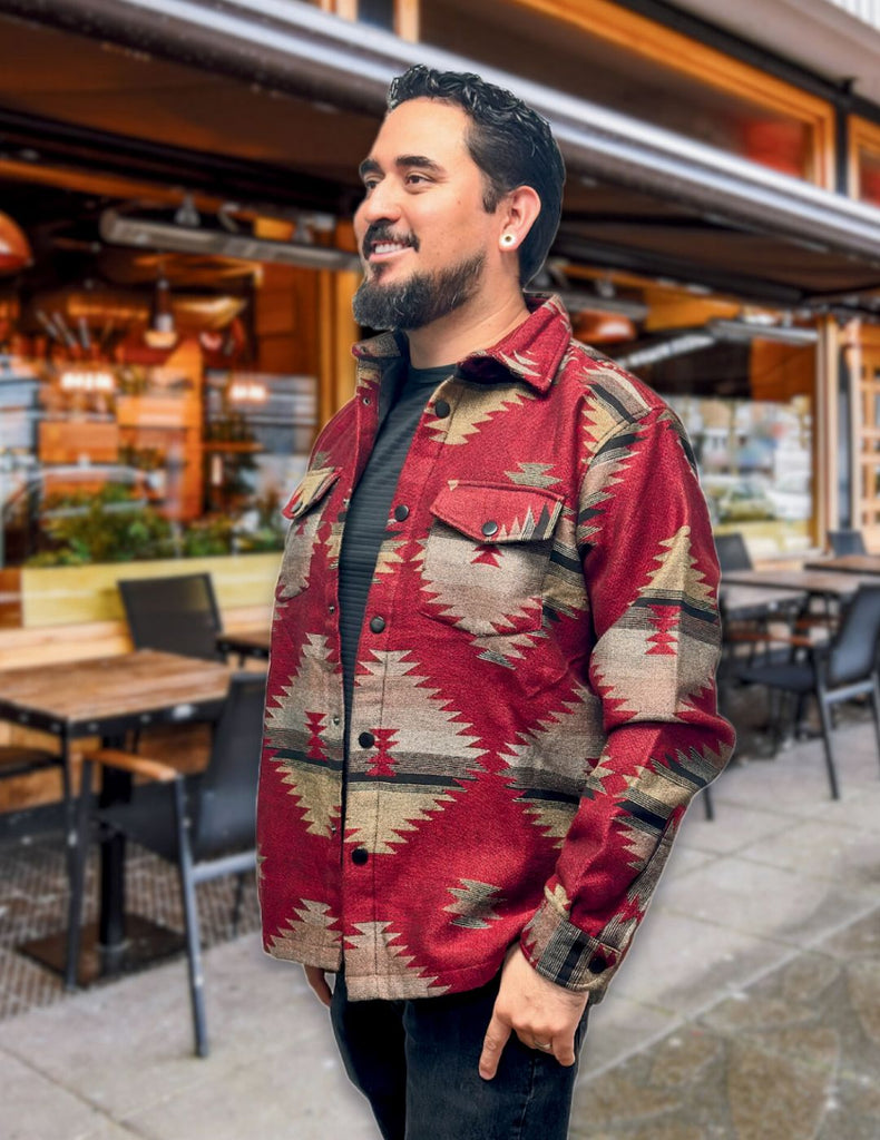 Southwest Woven Shacket #3, Medium — El Paso Saddleblanket