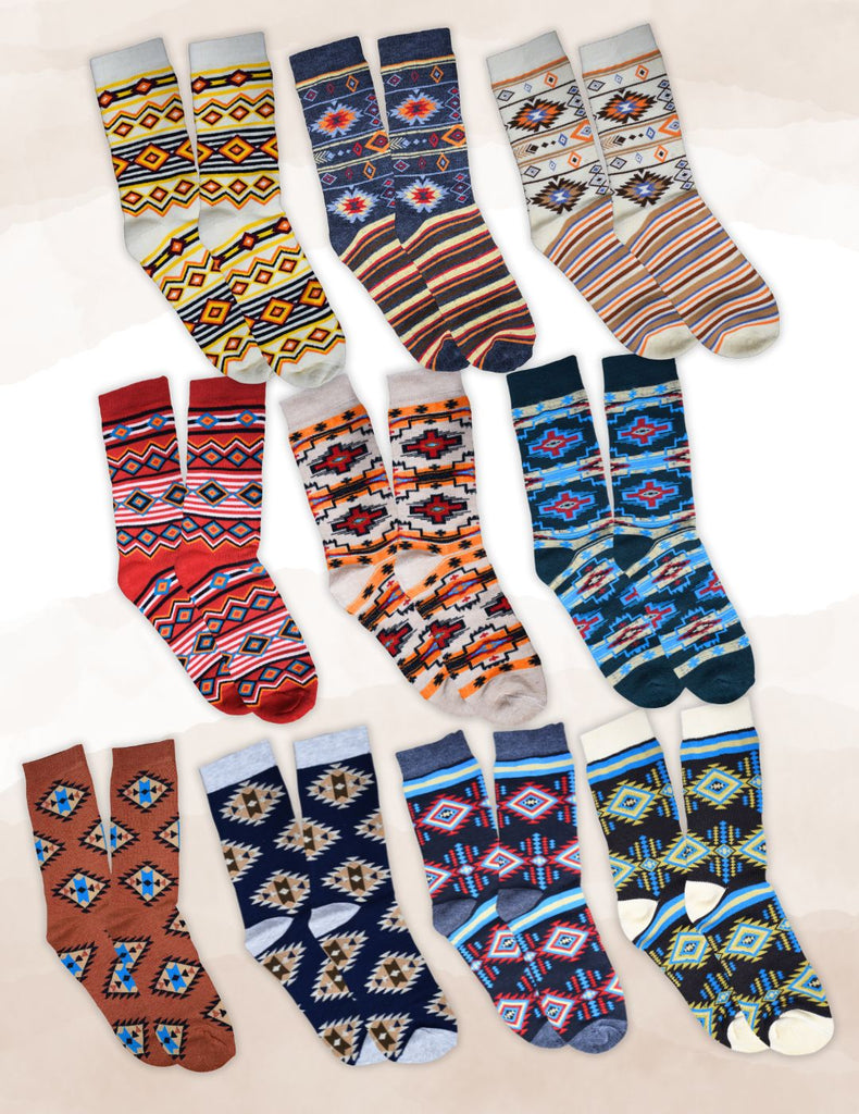 Men’s Fashion Socks — El Paso Saddleblanket