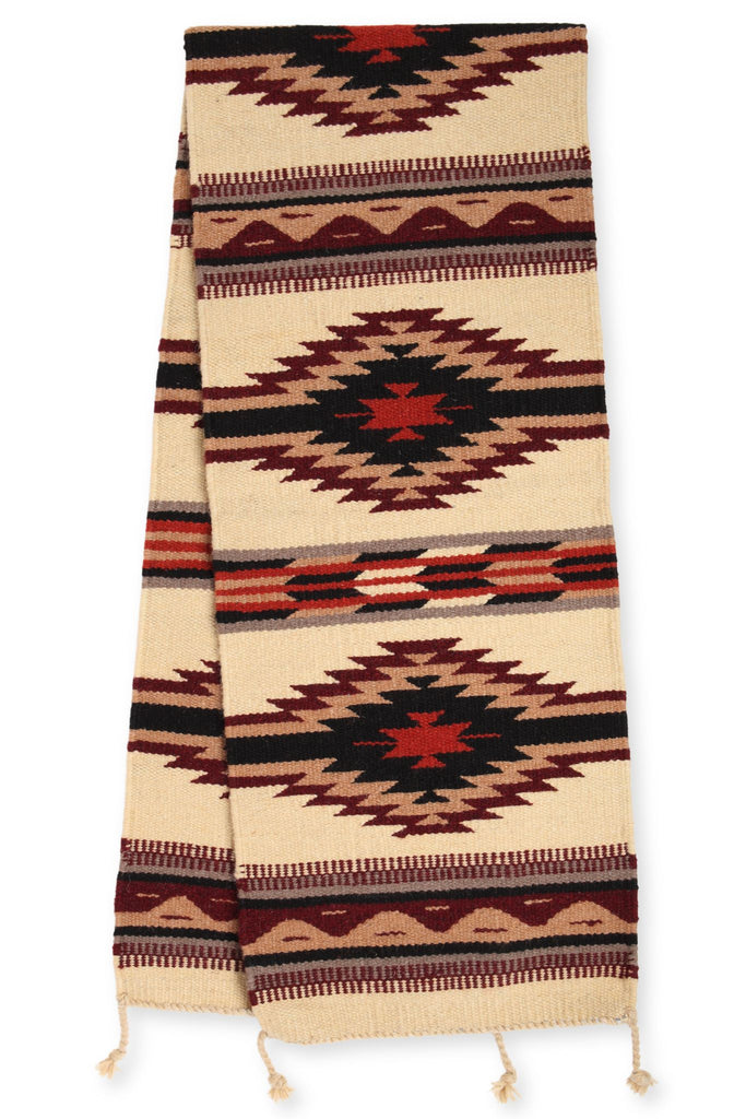 16" x 80" Maya Modern Wool Runners, Design R — El Paso Saddleblanket