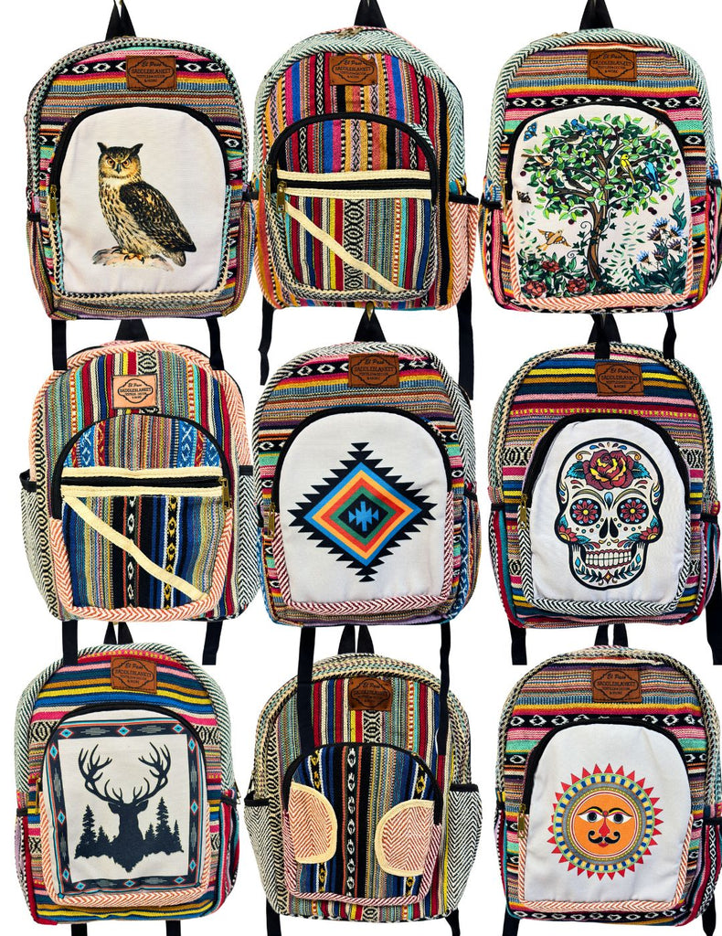 Medium Cotton Himalayan Backpack — El Paso Saddleblanket