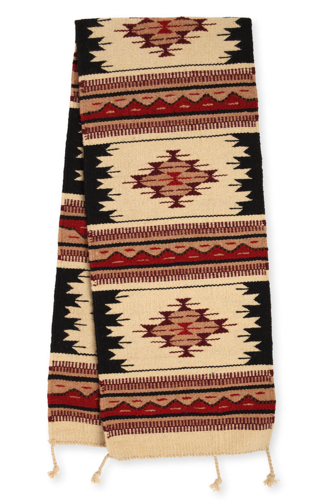 16" x 80" Maya Modern Wool Runners, Design A — El Paso Saddleblanket