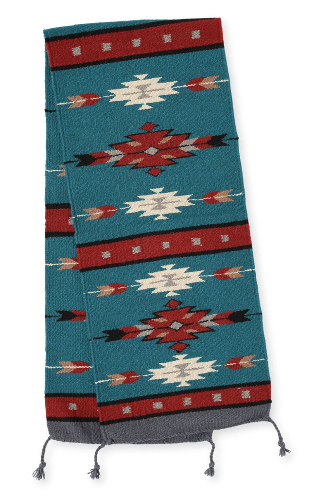 16" x 80" Maya Modern Wool Runners, Design J — El Paso Saddleblanket