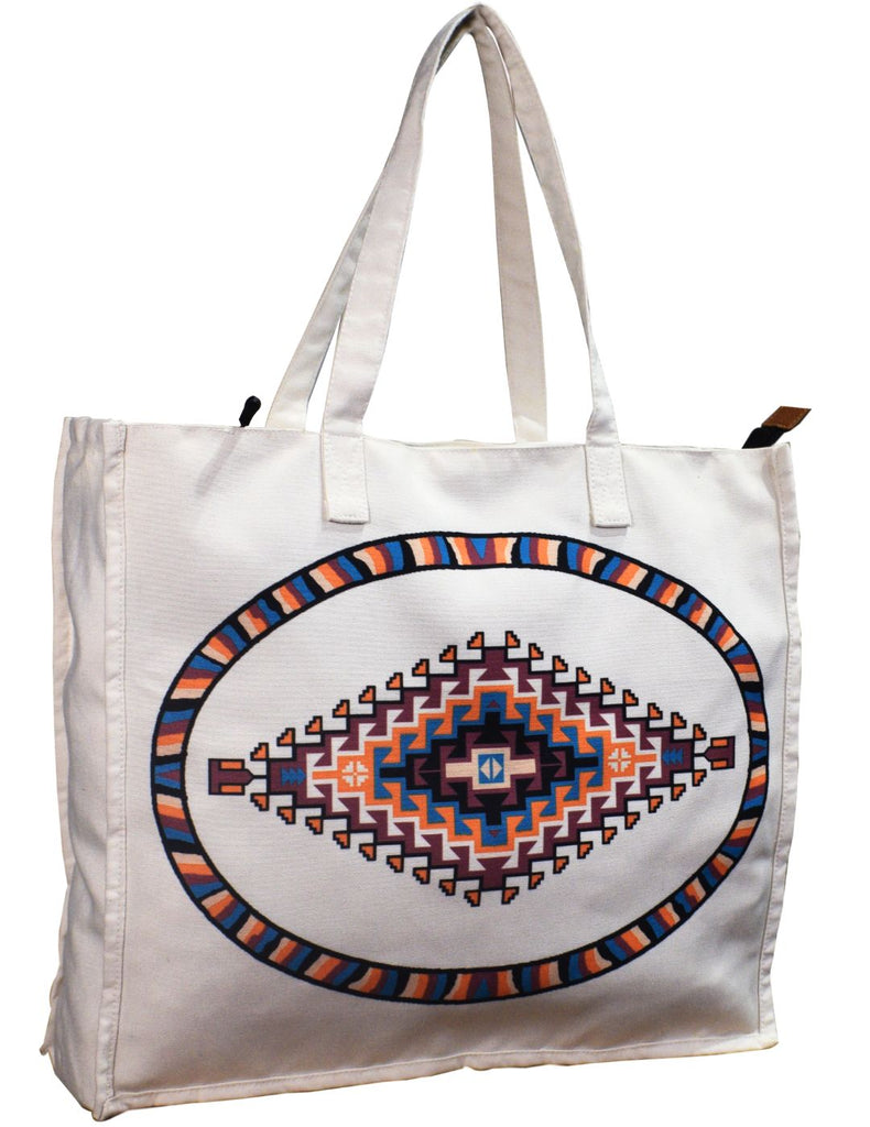 Canvas Tote Bag, Design #10 — El Paso Saddleblanket
