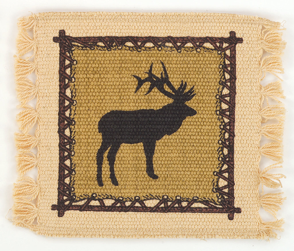Cotton Stencil Coasters-Wildlife Design — El Paso Saddleblanket